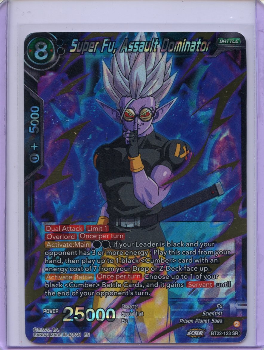 Super Fu, Assault Dominator - Critical Blow BT22-123 SR Foil