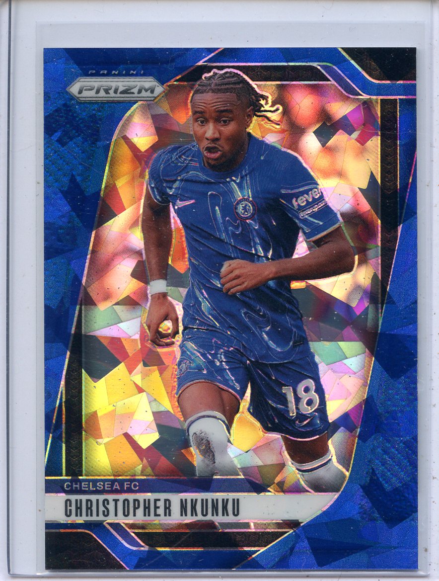 2024-25 Panini Prizm Premier League Christopher Nkunku Blue Ice 10/75