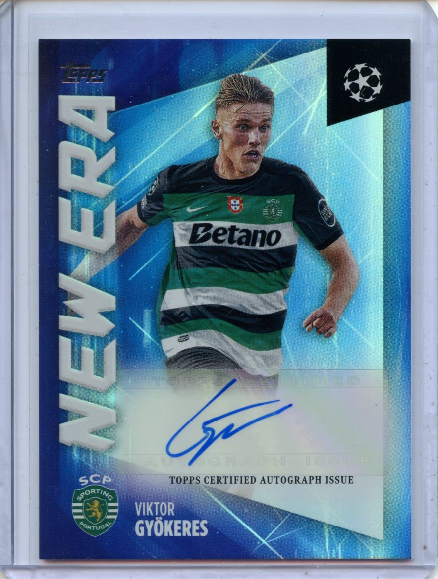 2024-25 Topps UEFA Club Competitions Viktor Gyokeres New Era Autograph