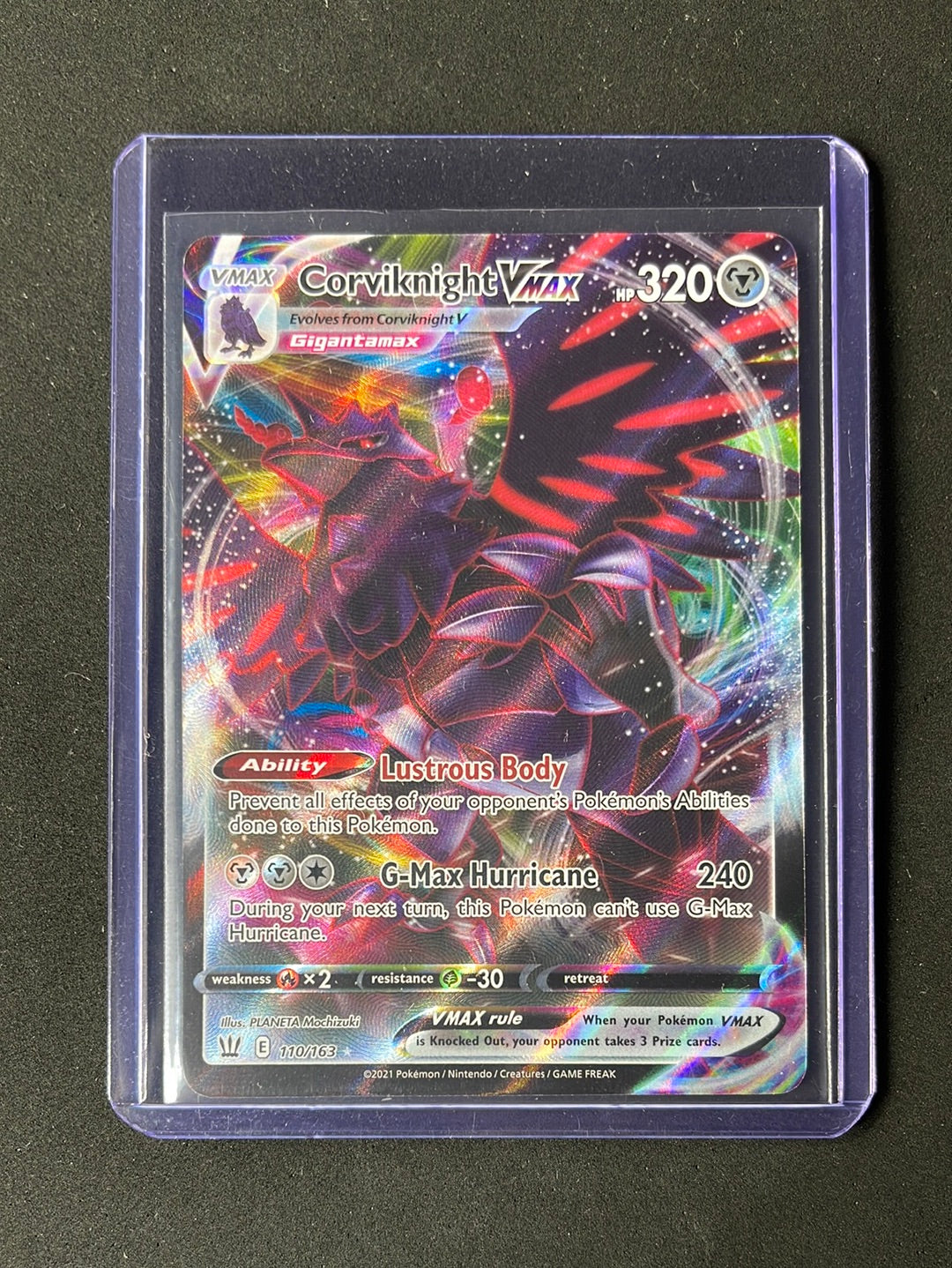 Pokemon TCG Battle Styles Corviknight VMAX 110/163