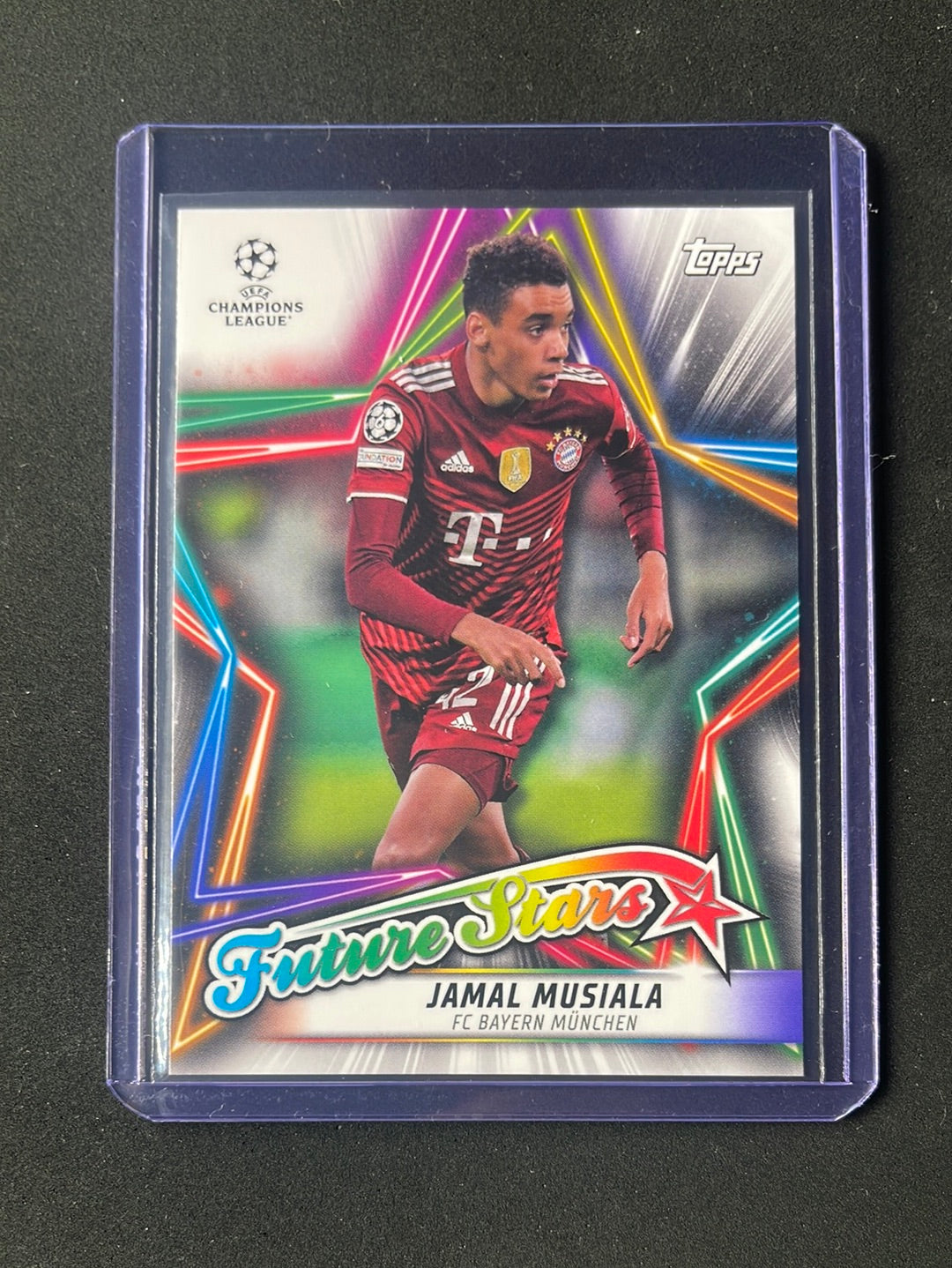 2021-22 Topps UEFA Champions League Jamal Musiala Future Stars #FS-04